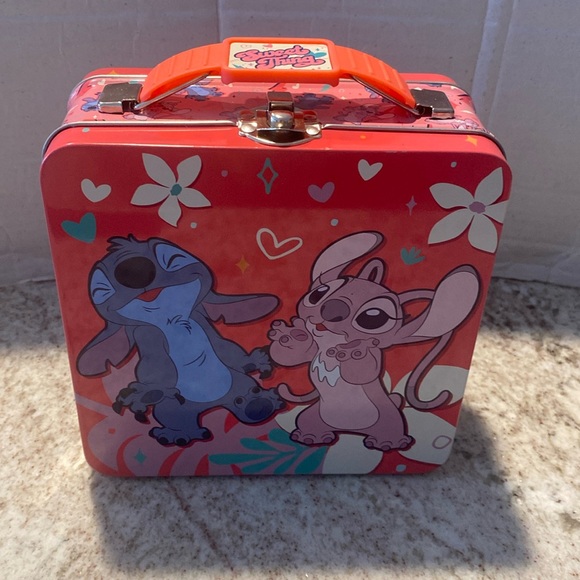 Disney | Accents | Nwt Disney Stitch Angel Storage Tin For Small Toys ...